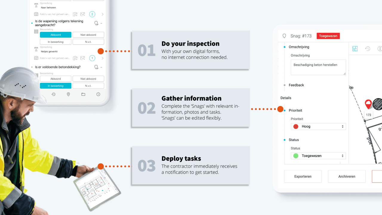 Snagstream for construction - by Pro4all